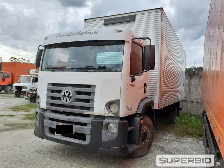 Leilão de CAMINHÃO BAÚ VOLKSWAGEN 13.180 CNM, 2008/2009, Placa FINAL 0 ...